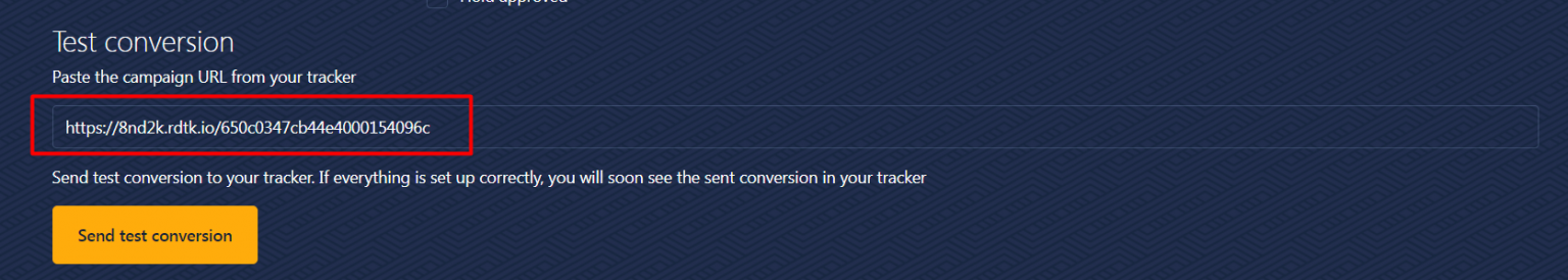 How to Send a Test Conversion to a Tracker? • DCB HUB BLOG