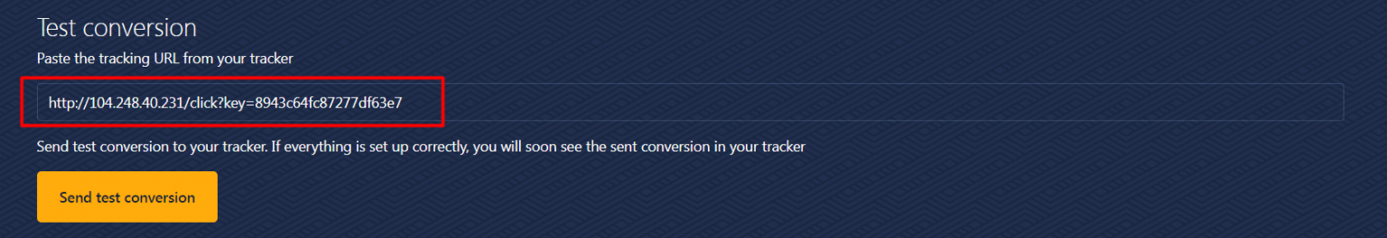 How to Send a Test Conversion to a Tracker? • DCB HUB BLOG