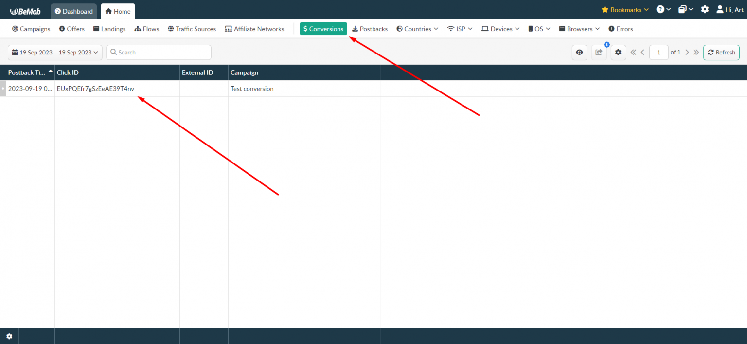 How to Send a Test Conversion to a Tracker? • DCB HUB BLOG